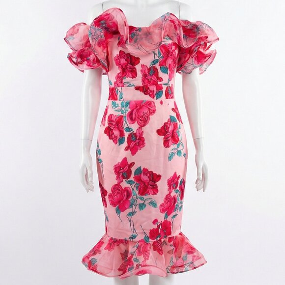 Dresses | Luxury Designer Runway Wedding Evening Cocktail Flowers Roses ...